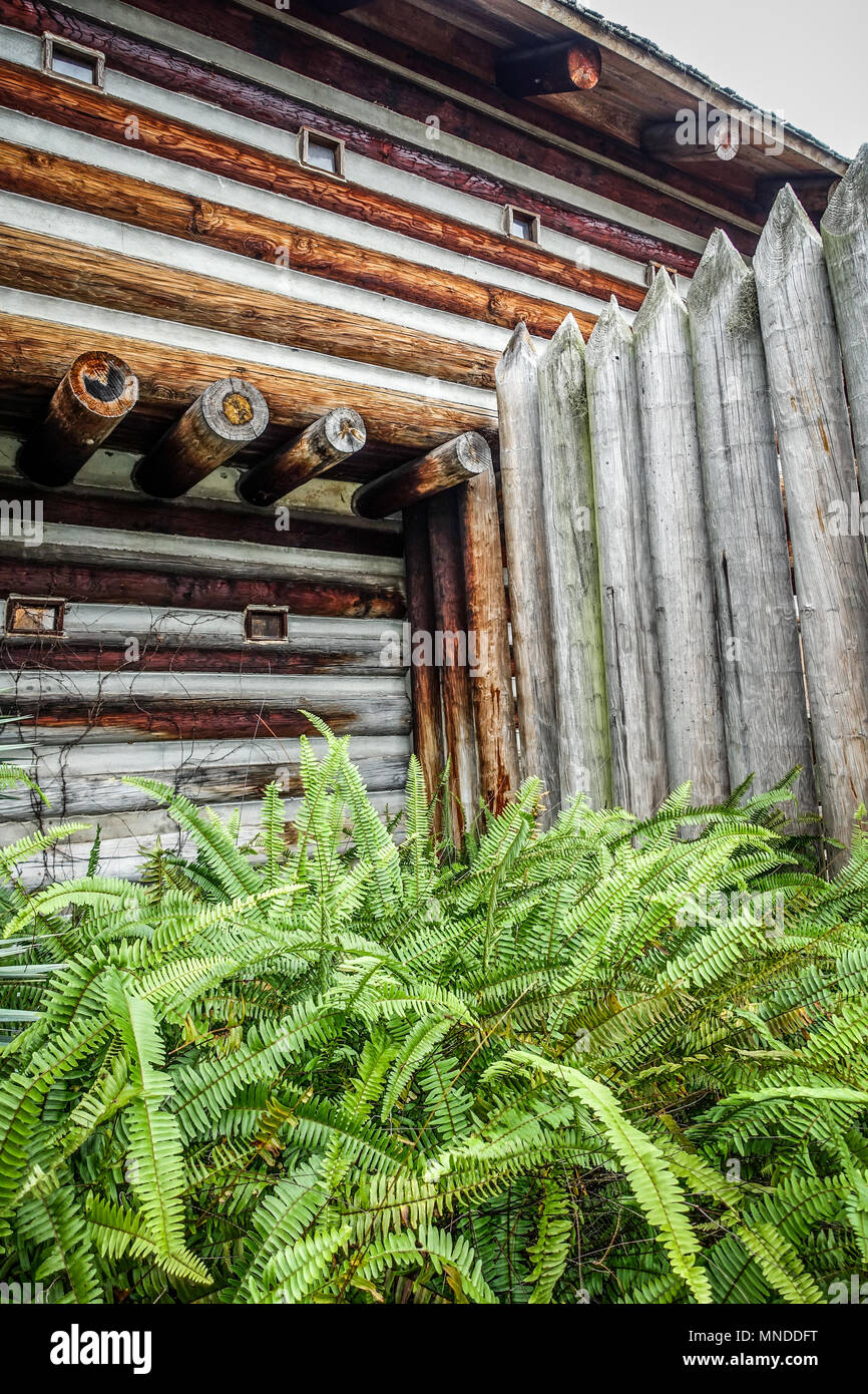 Fort Christmas Historical Park in Florida Stock Photo - Alamy