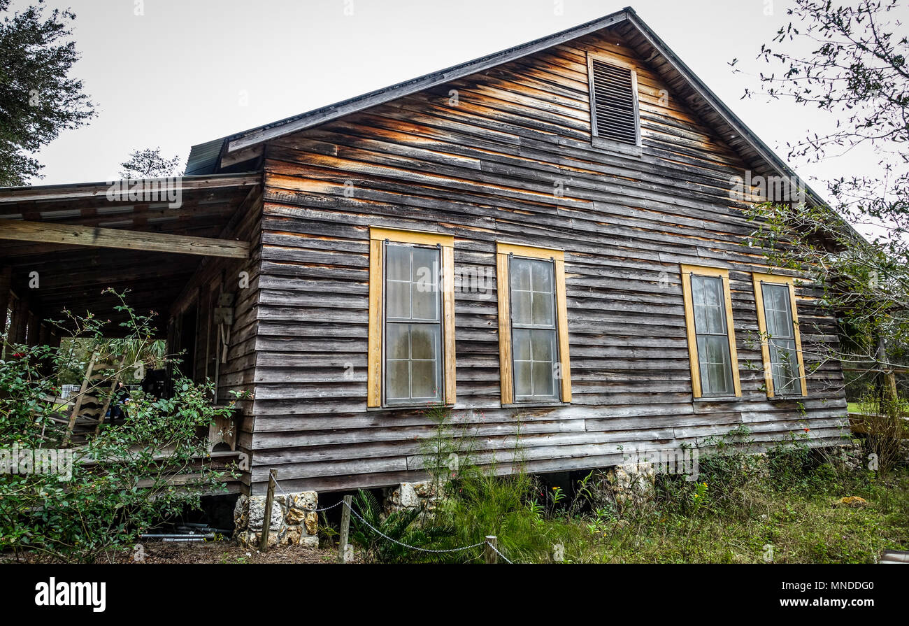 Fort Christmas Historical Park in Florida Stock Photo - Alamy