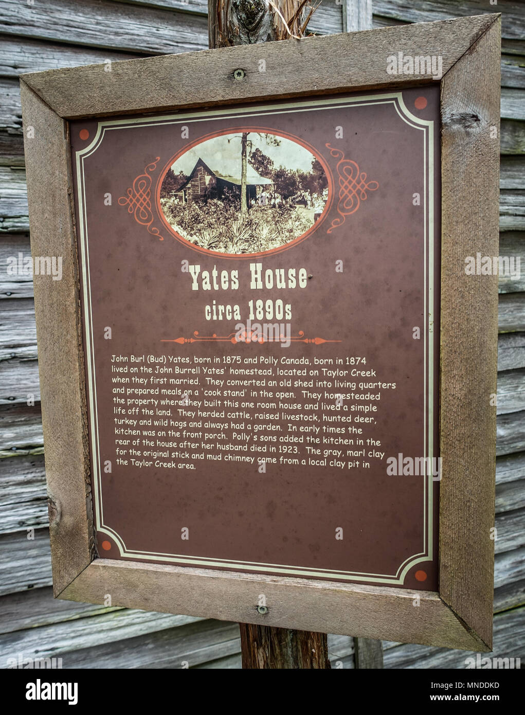 Fort Christmas Historical Park in Florida Stock Photo - Alamy