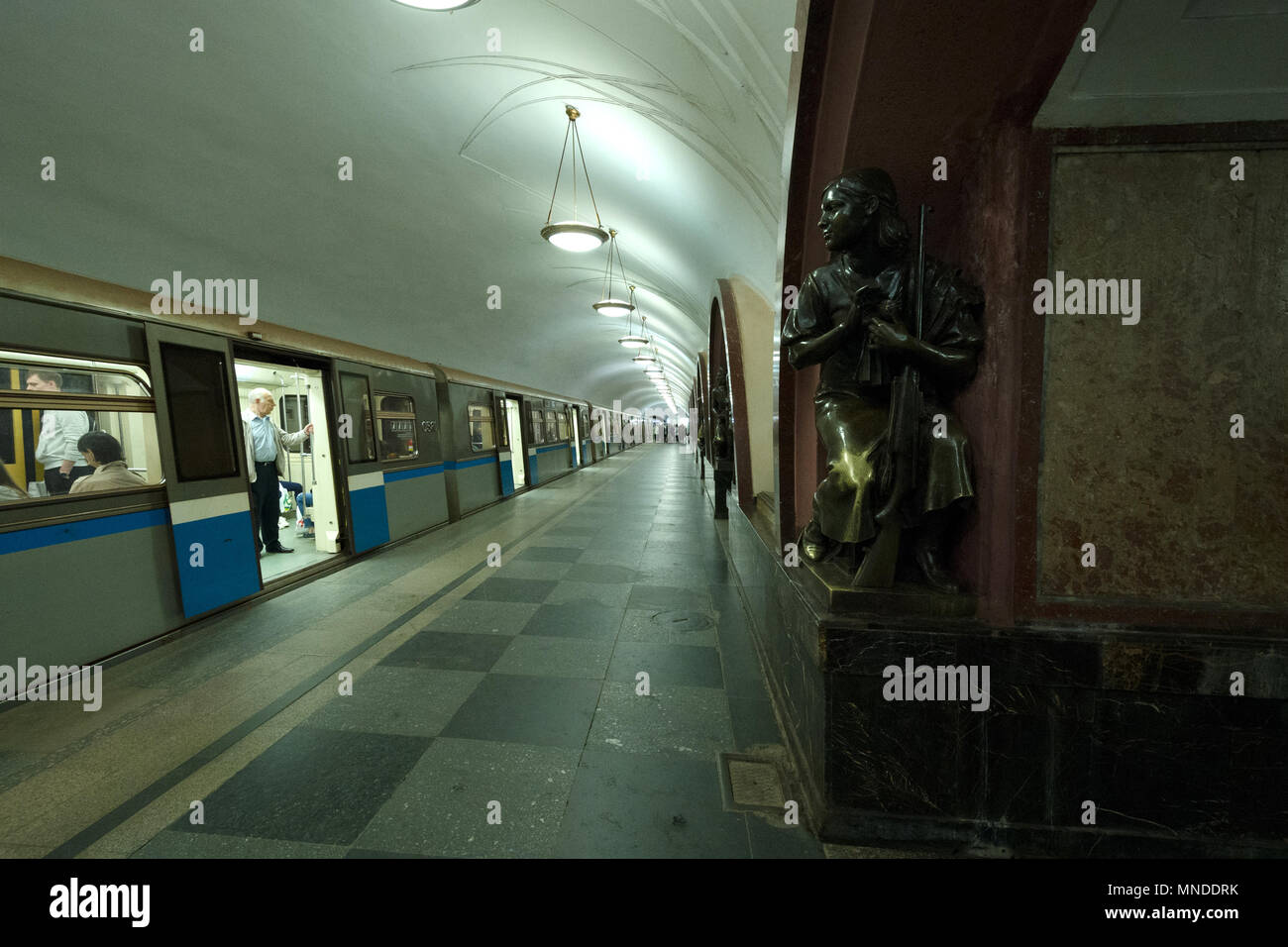 Revolution square moscow metro hi-res stock photography and images - Alamy