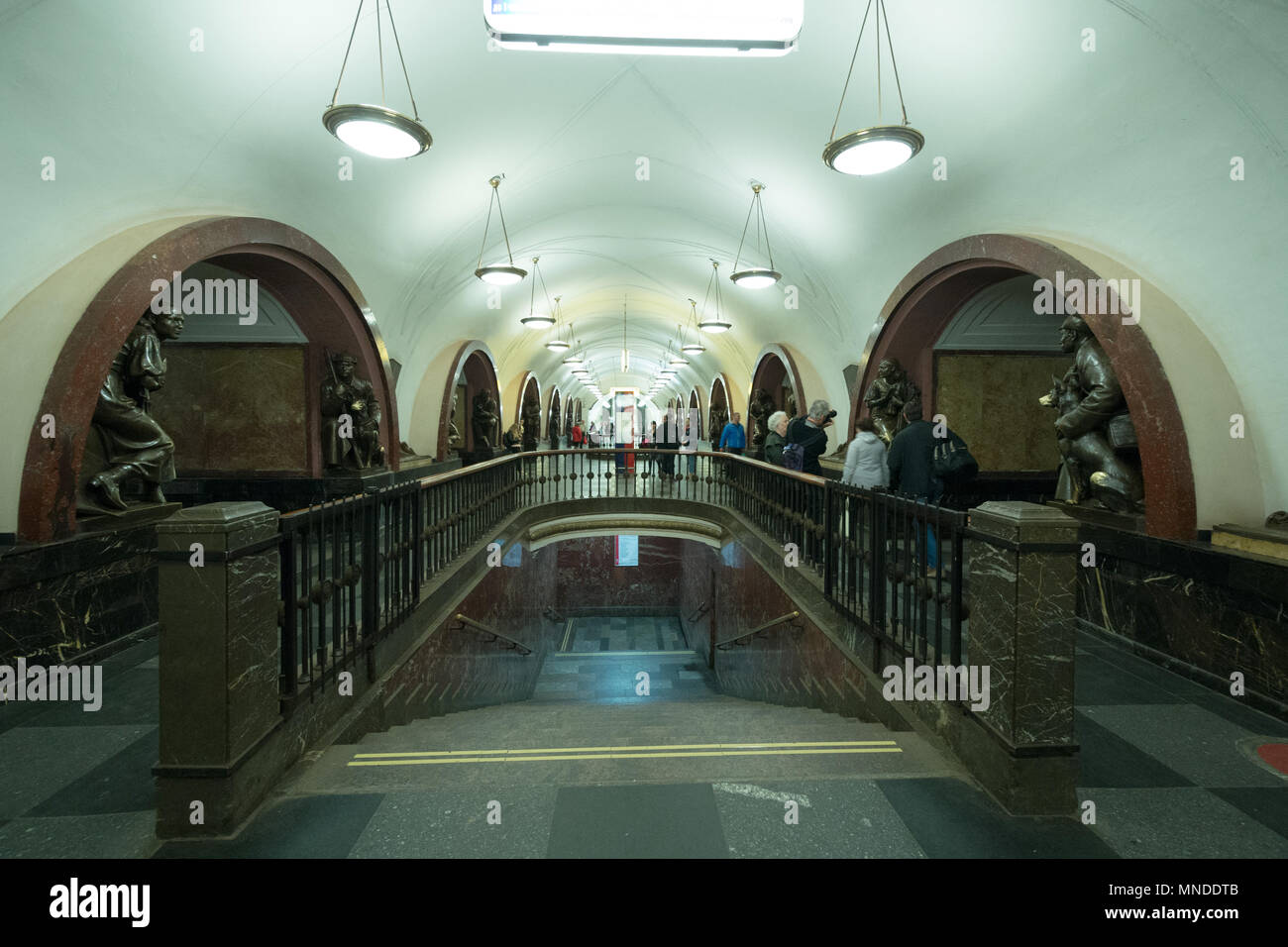Revolution square moscow metro hi-res stock photography and images - Alamy
