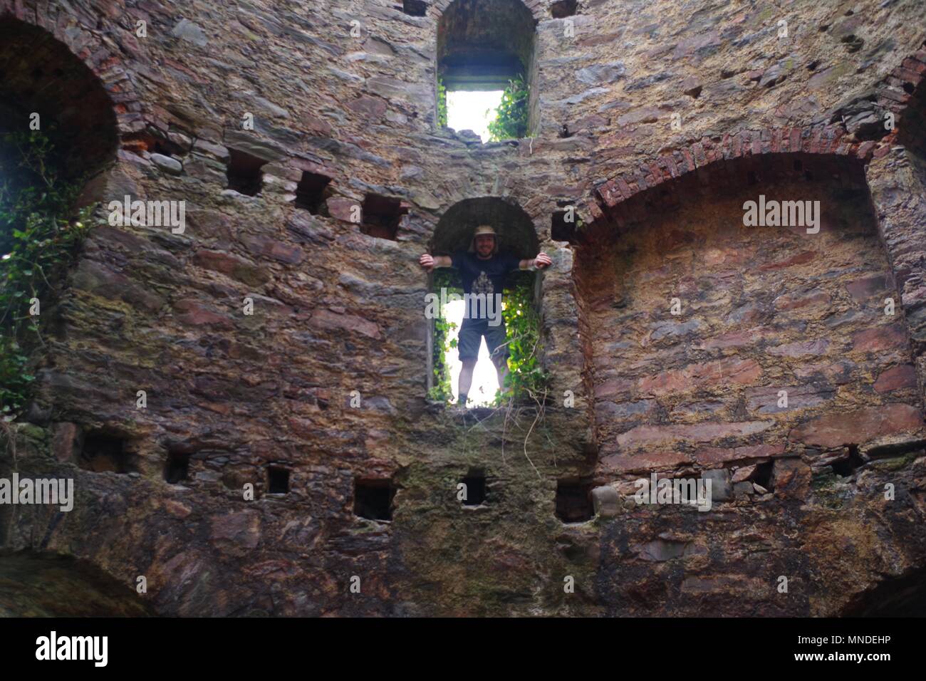 Young Man Posing up Glassaugh Windmill Cup and Saucer. 17th Century ...