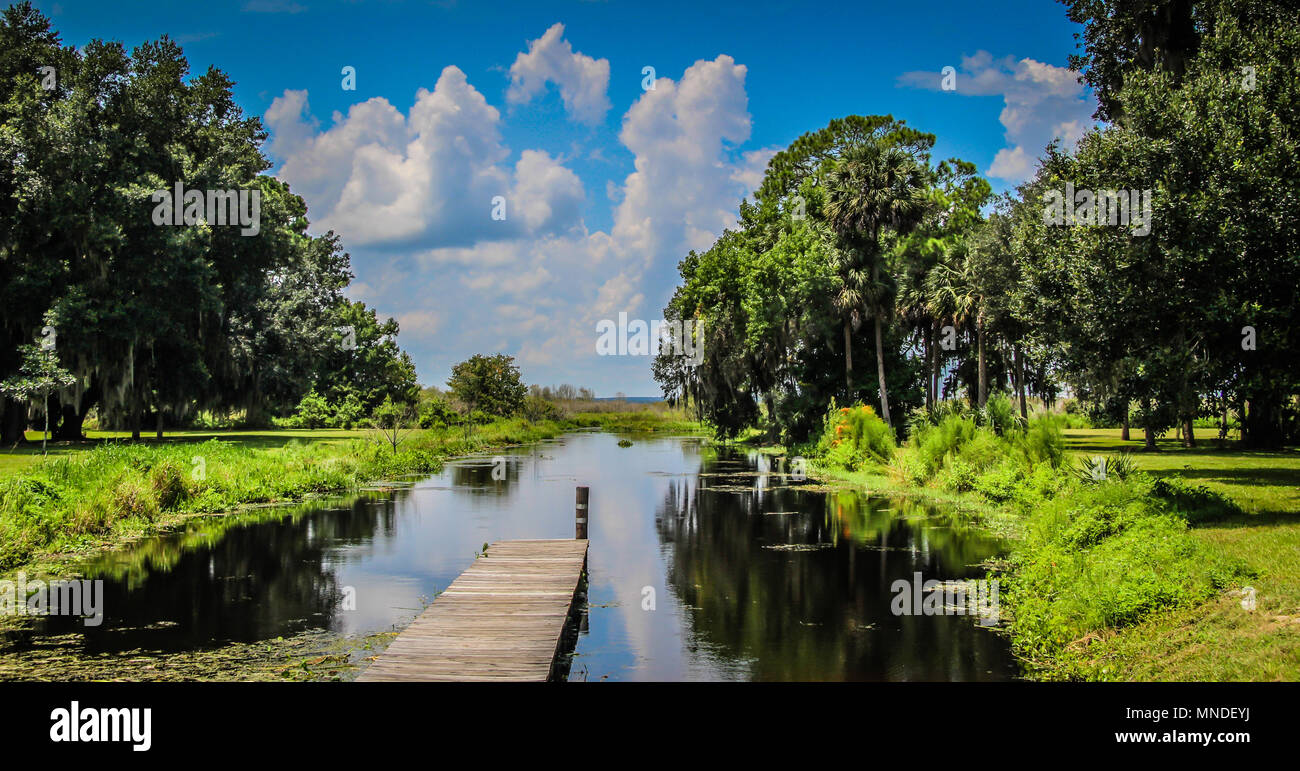 Marjorie Kinnan Rawlings Historic State Park in Hawthorne Florida Stock ...