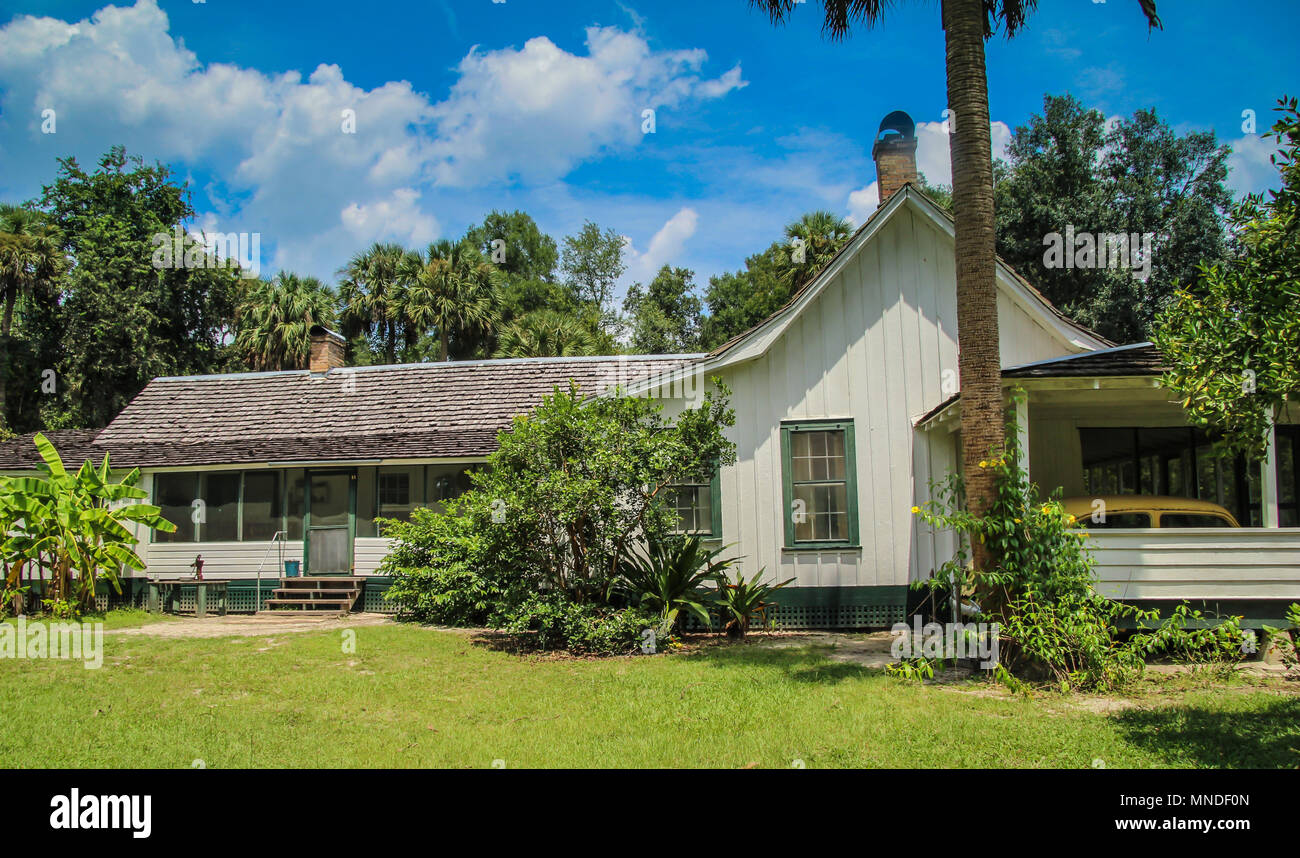 Marjorie Kinnan Rawlings Historic State Park in Hawthorne Florida Stock ...