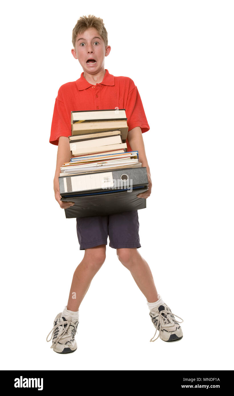 Work load stress school Cut Out Stock Images & Pictures - Alamy