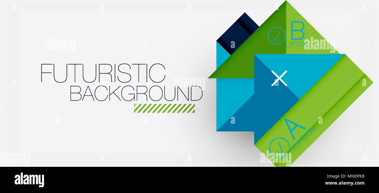 Square shapes banner design, geometric abstract background. Square ...