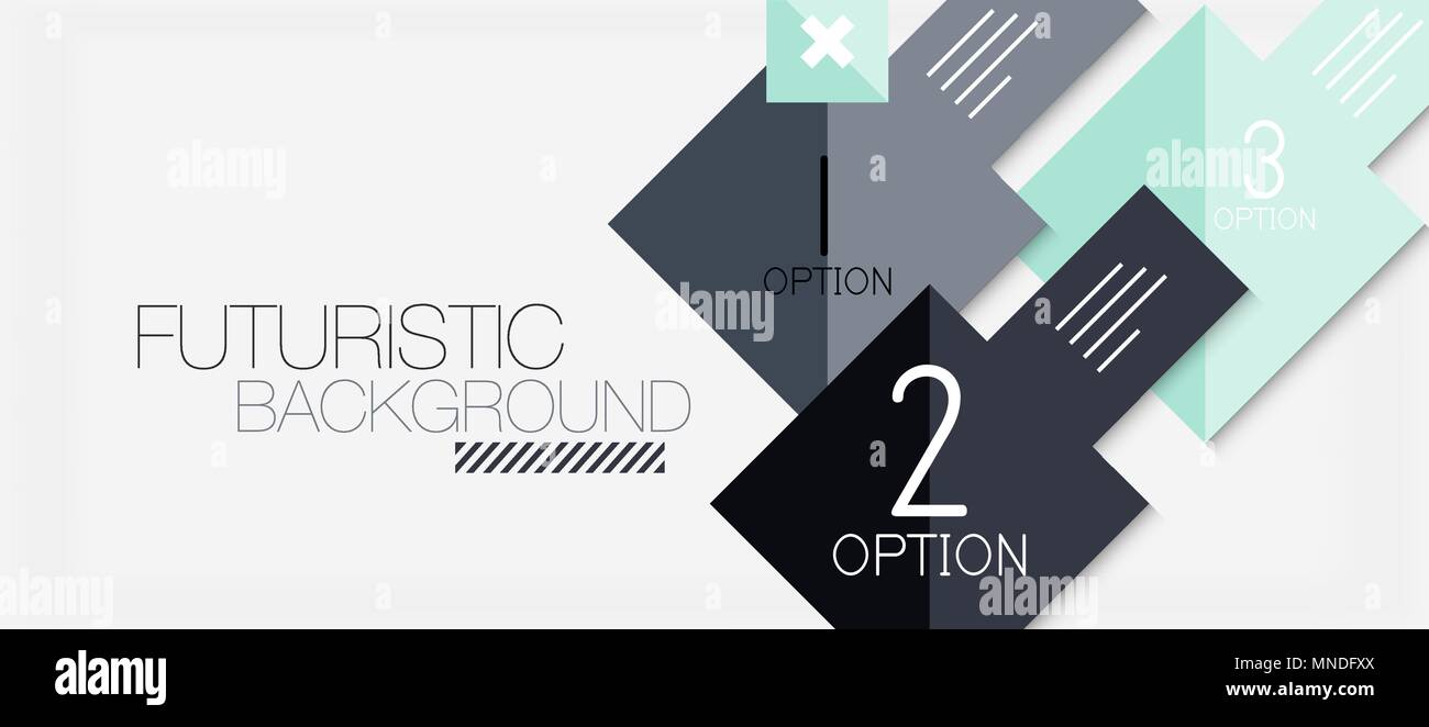 Square shapes banner design, geometric abstract background. Square ...