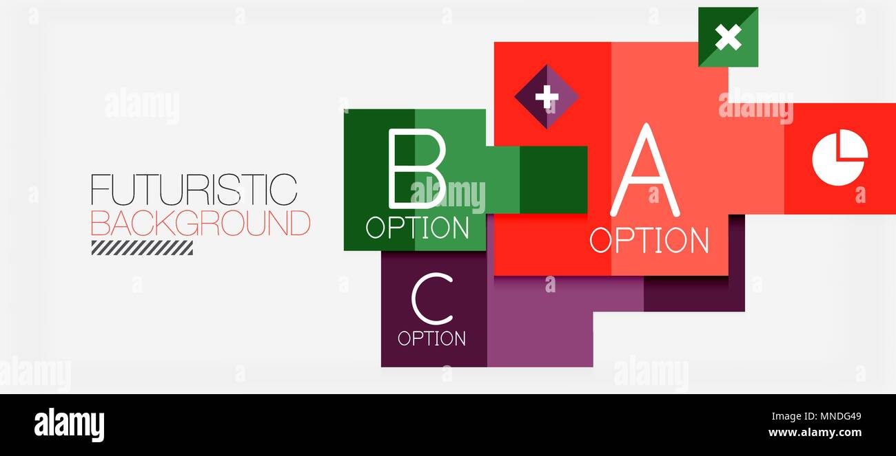 Square shapes banner design, geometric abstract background. Square ...