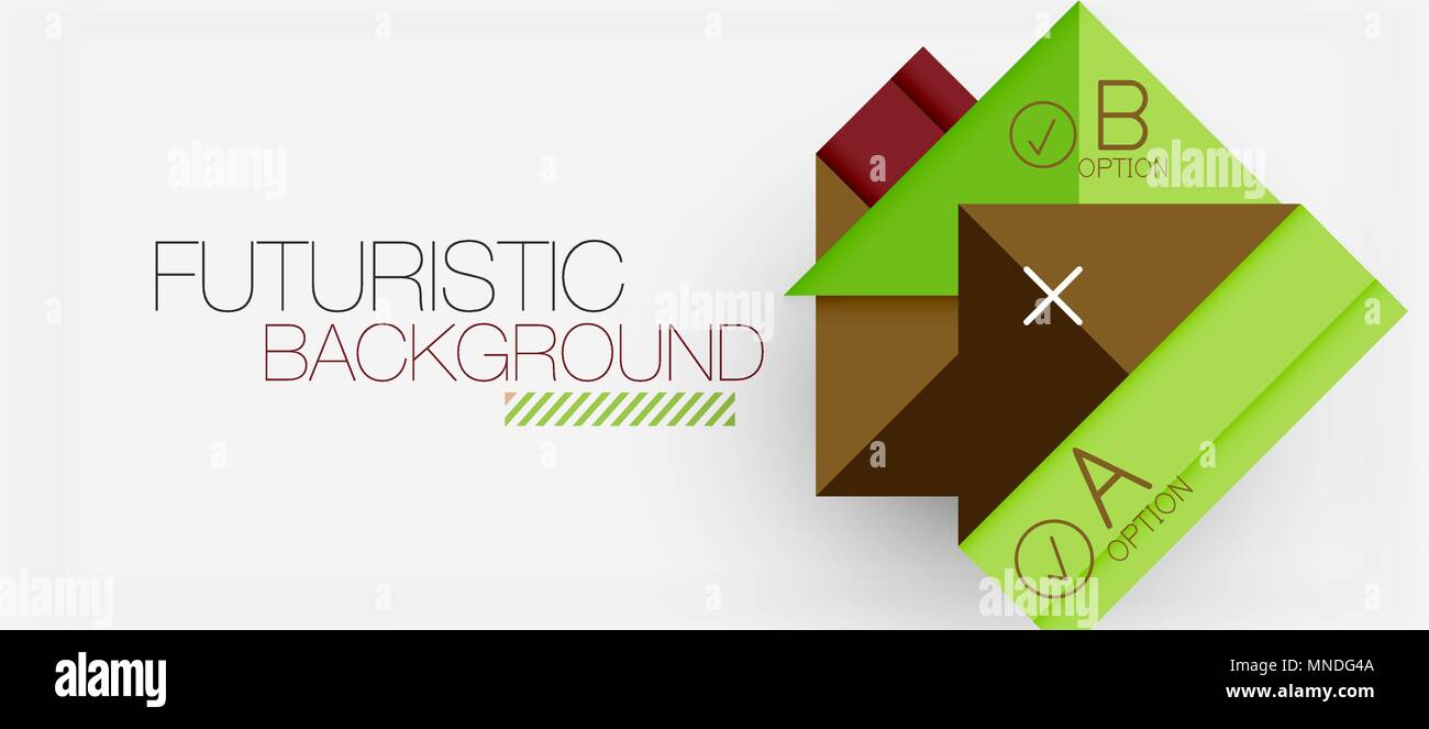 Square shapes banner design, geometric abstract background. Square ...