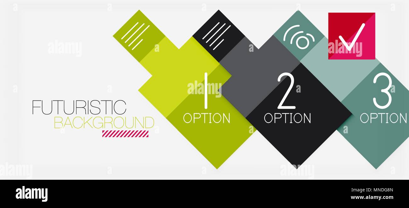 Square shapes banner design, geometric abstract background. Square ...