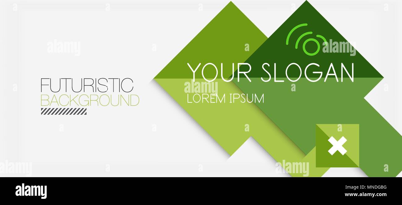 Square shapes banner design, geometric abstract background. Square ...