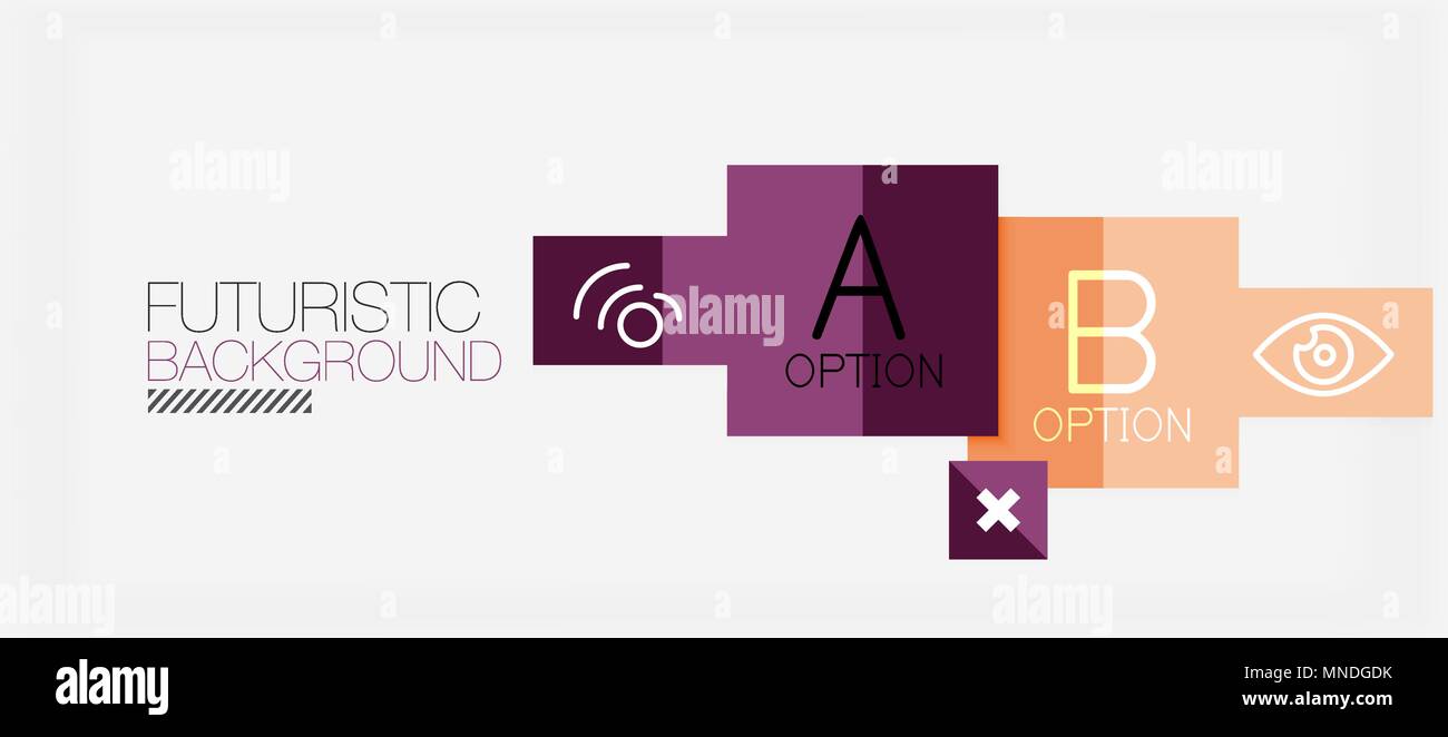 Square shapes banner design, geometric abstract background. Square ...