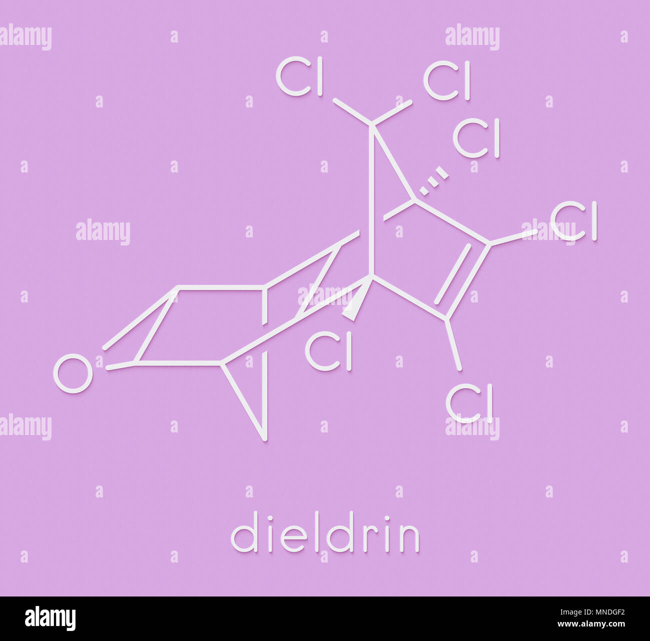 Dieldrin pesticide molecule hi-res stock photography and images - Alamy