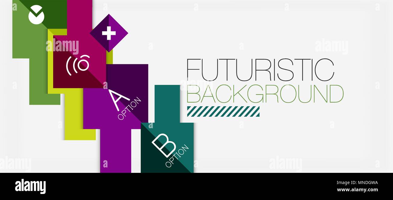 Square shapes banner design, geometric abstract background. Square ...