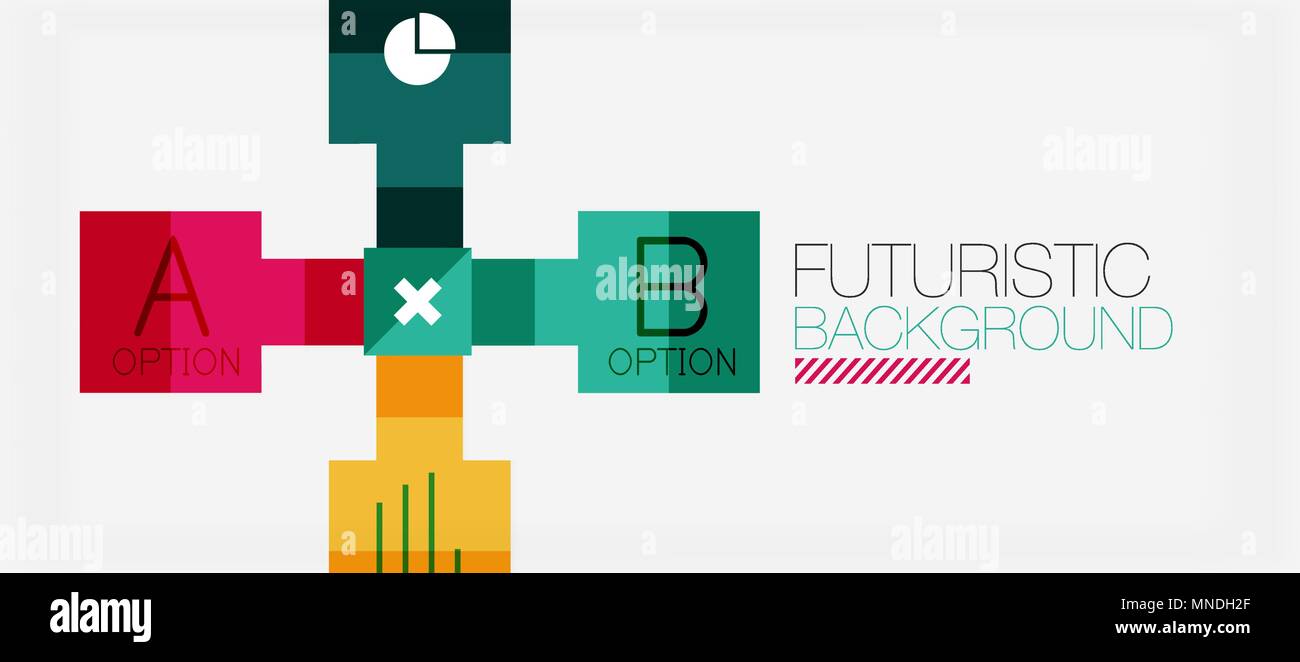 Square shapes banner design, geometric abstract background. Square ...