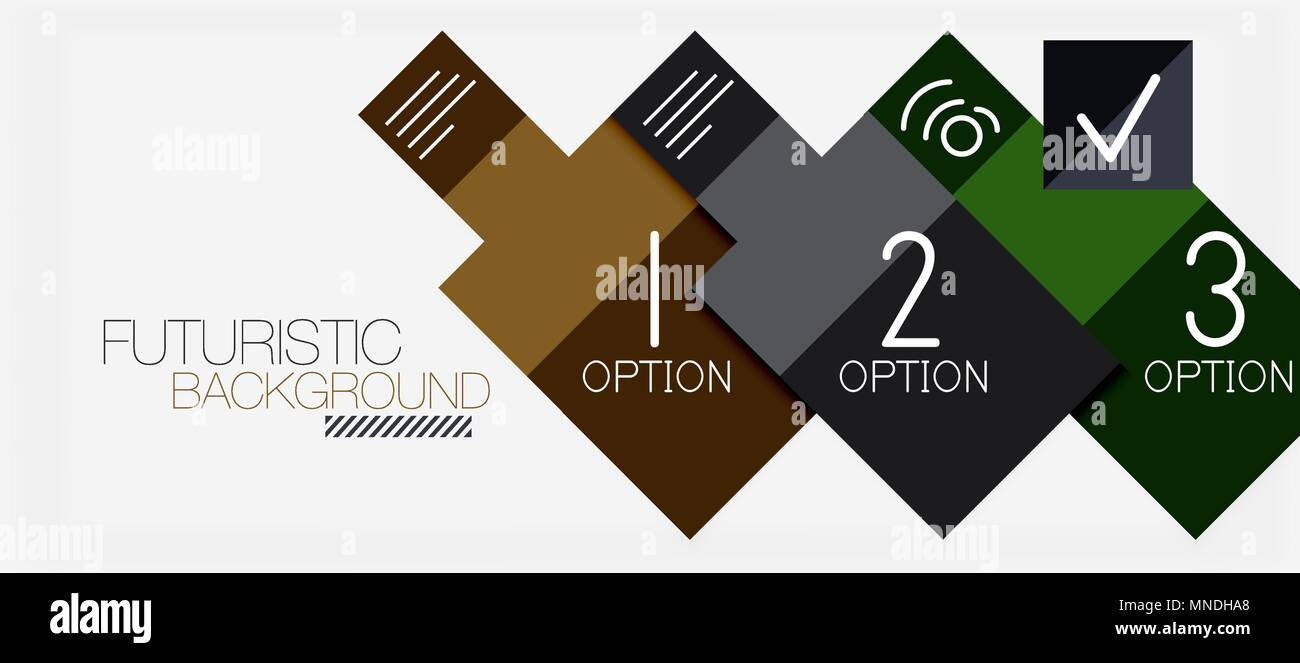 Square shapes banner design, geometric abstract background. Square ...