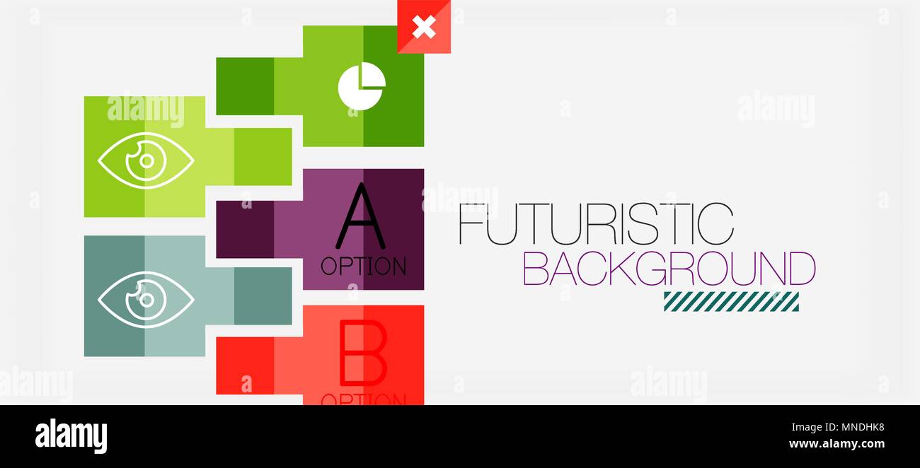 Square shapes banner design, geometric abstract background. Square ...