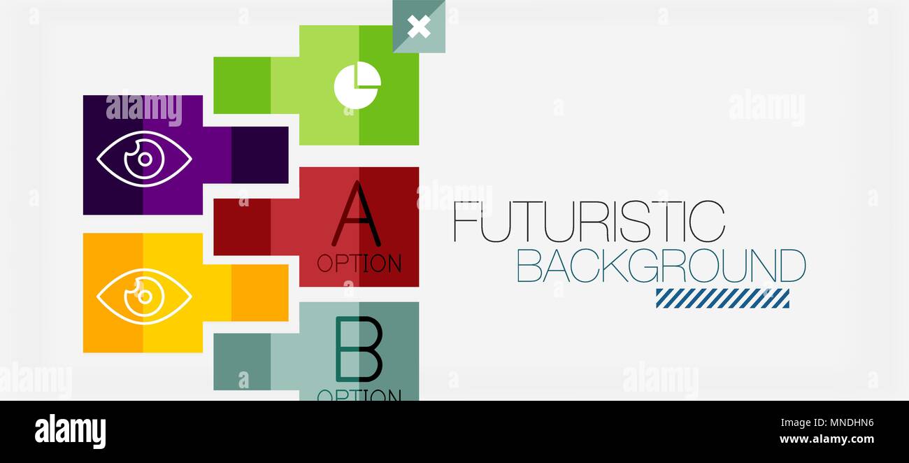 Square shapes banner design, geometric abstract background. Square ...