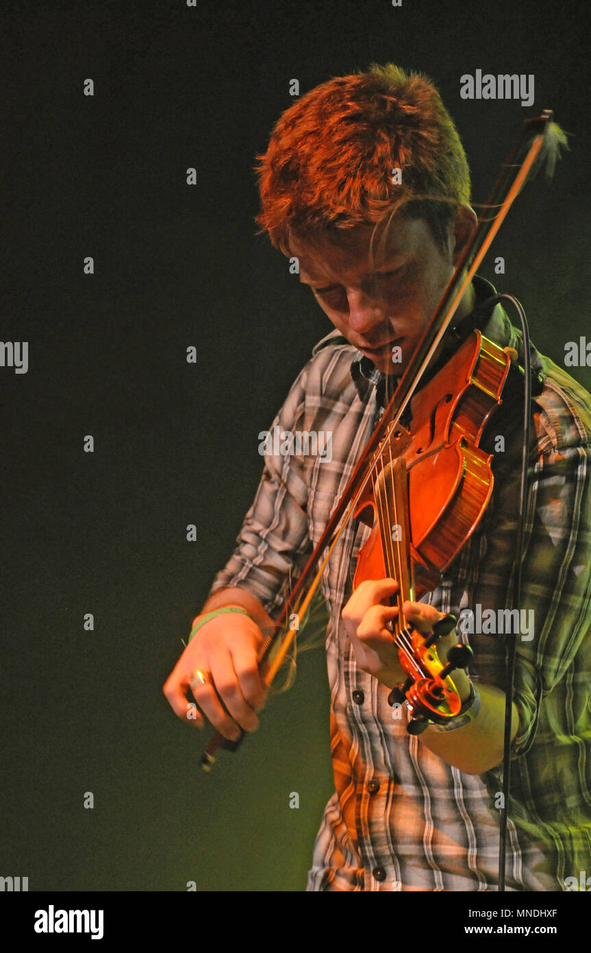 Ross Couper Shetland fiddler musician and song writer Stock Photo - Alamy