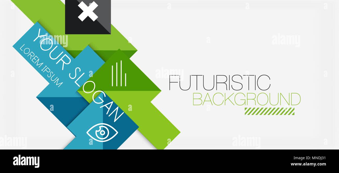 Square shapes banner design, geometric abstract background. Square ...