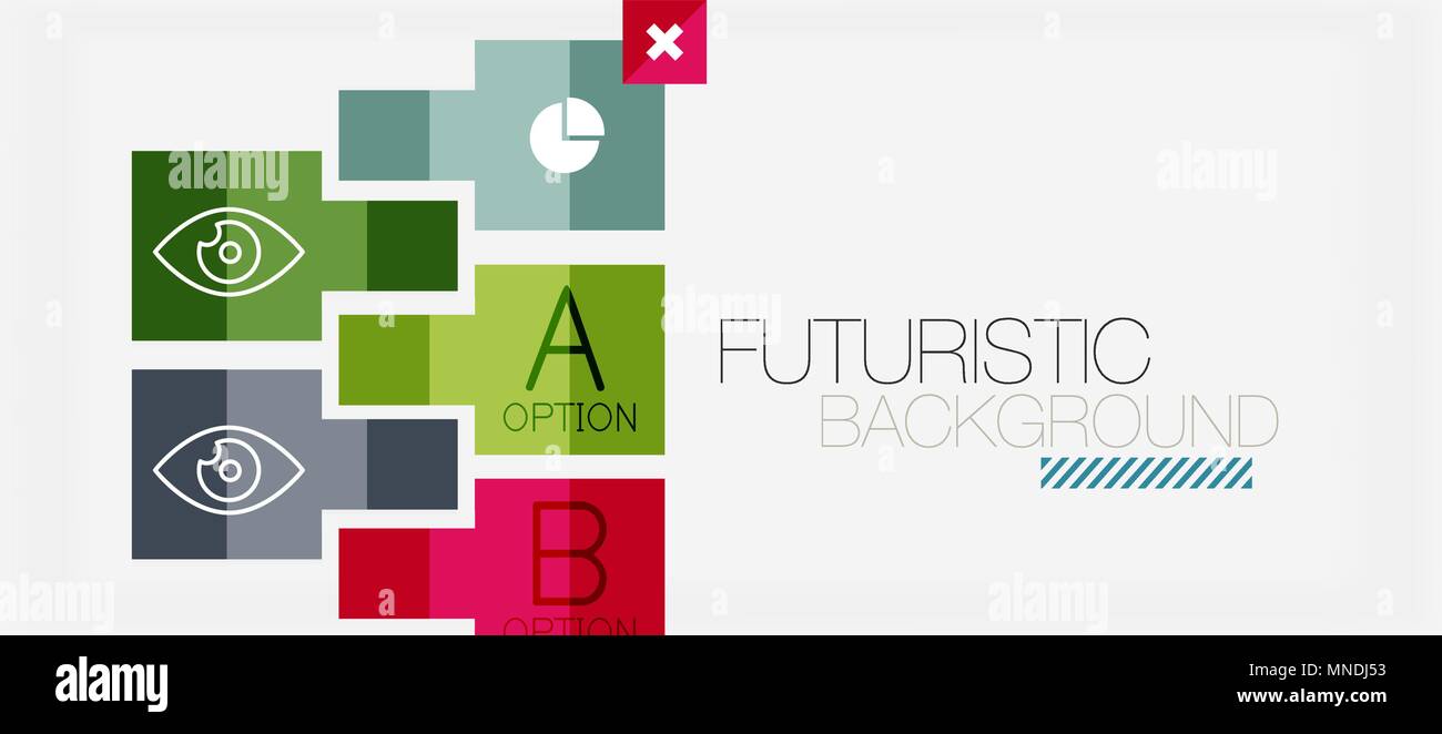 Square shapes banner design, geometric abstract background. Square ...