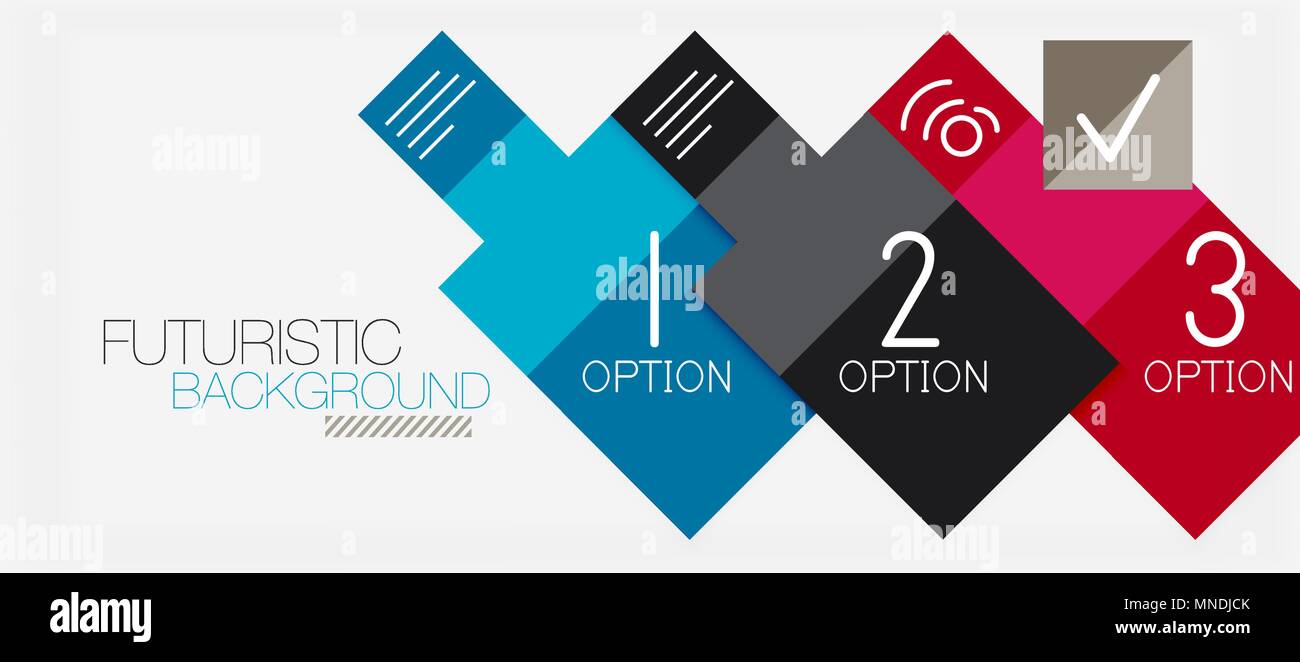 Square shapes banner design, geometric abstract background. Square ...