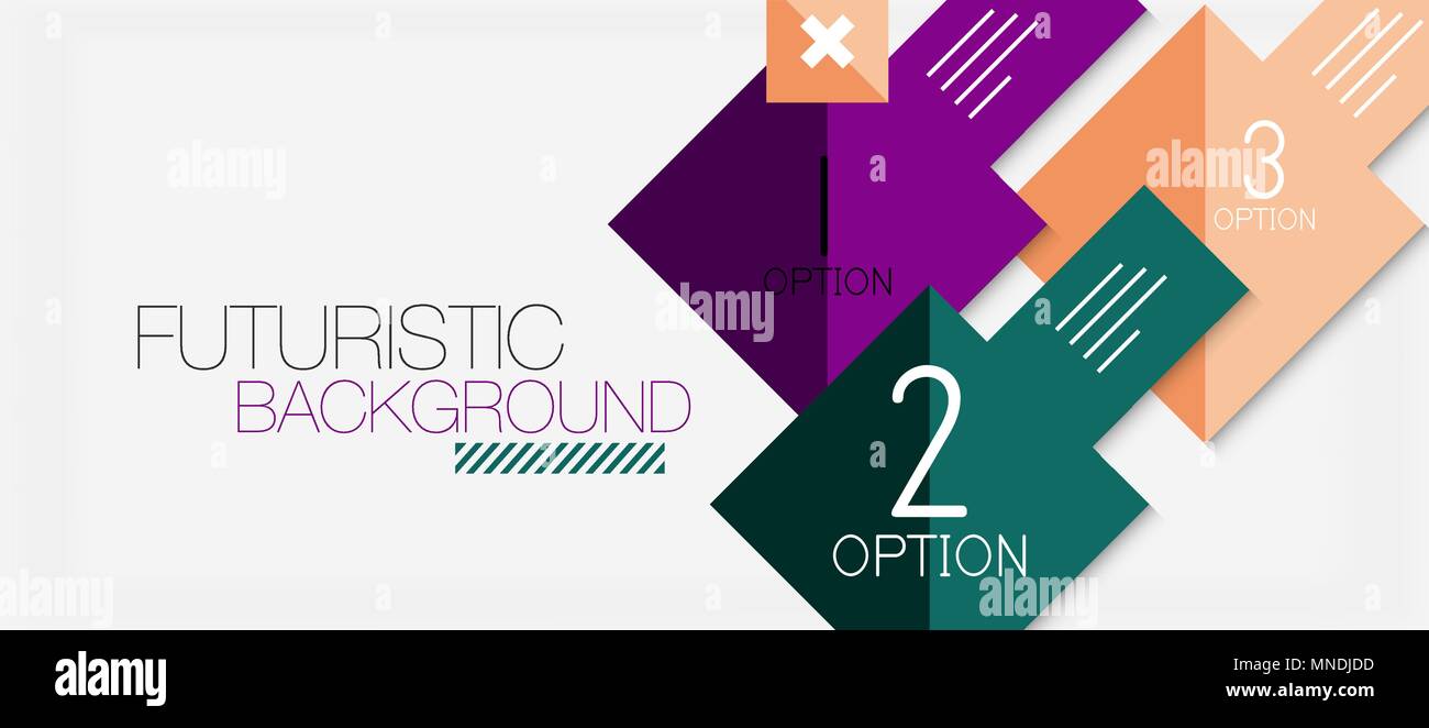 Square shapes banner design, geometric abstract background. Square ...