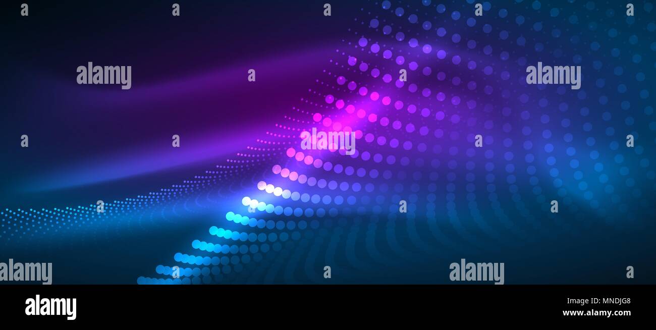 Smooth smoke particle wave. Smooth smoke particle wave, big data techno ...