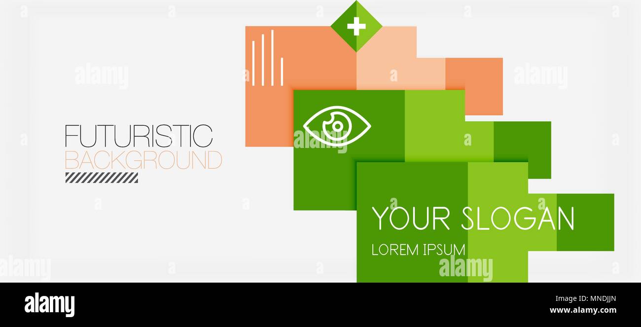 Square shapes banner design, geometric abstract background. Square ...