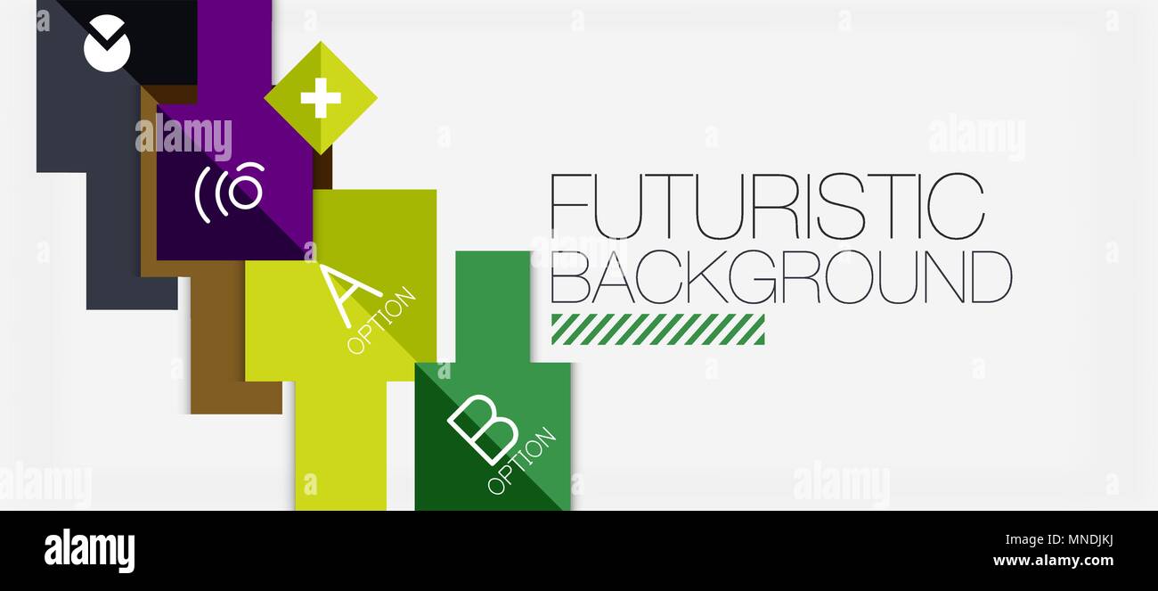 Square shapes banner design, geometric abstract background. Square ...