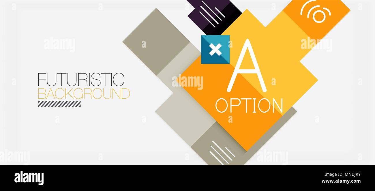 Square shapes banner design, geometric abstract background. Square ...