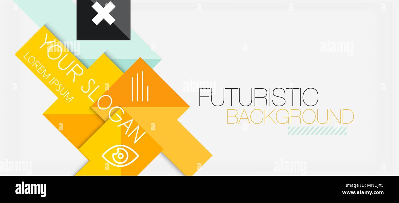 Square shapes banner design, geometric abstract background. Square ...