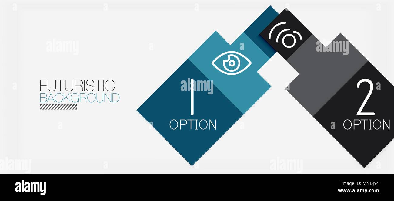 Square shapes banner design, geometric abstract background. Square ...