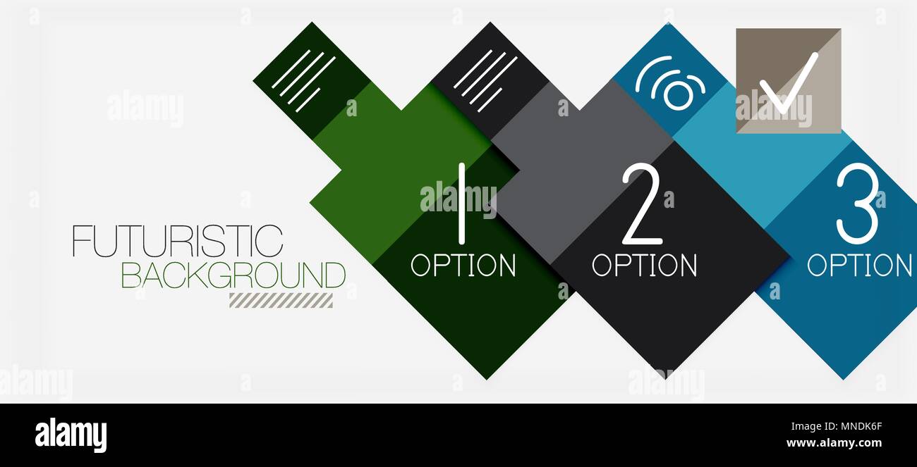 Square shapes banner design, geometric abstract background. Square ...