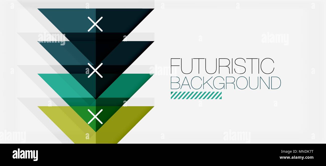 Minimalistic triangle modern banner design, geometric abstract ...