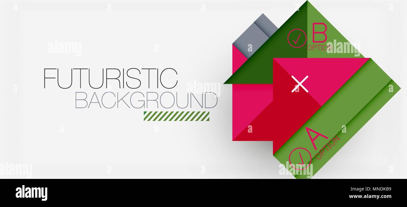 Square shapes banner design, geometric abstract background. Square ...