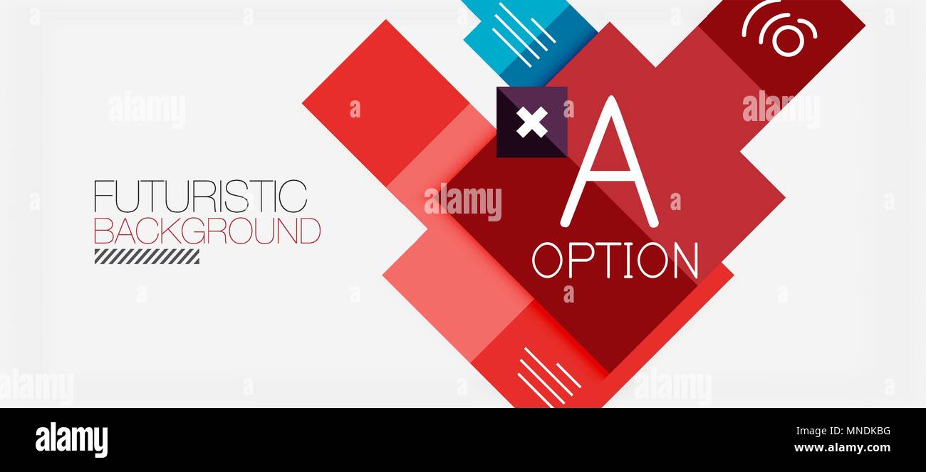 Square shapes banner design, geometric abstract background. Square ...