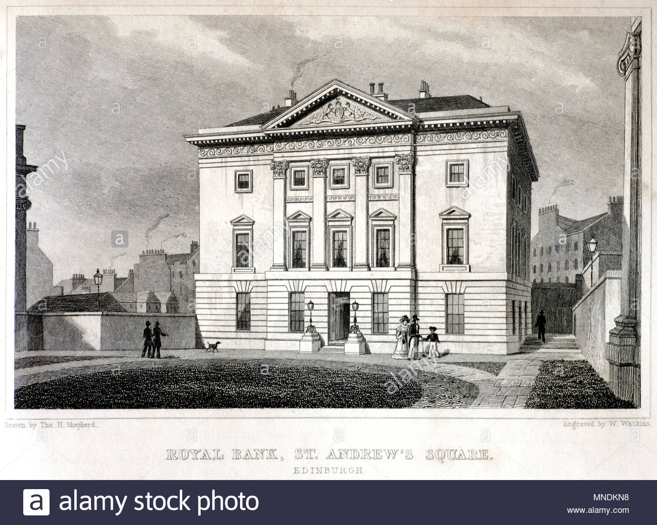 Scotland 1800s engraving hi-res stock photography and images - Alamy