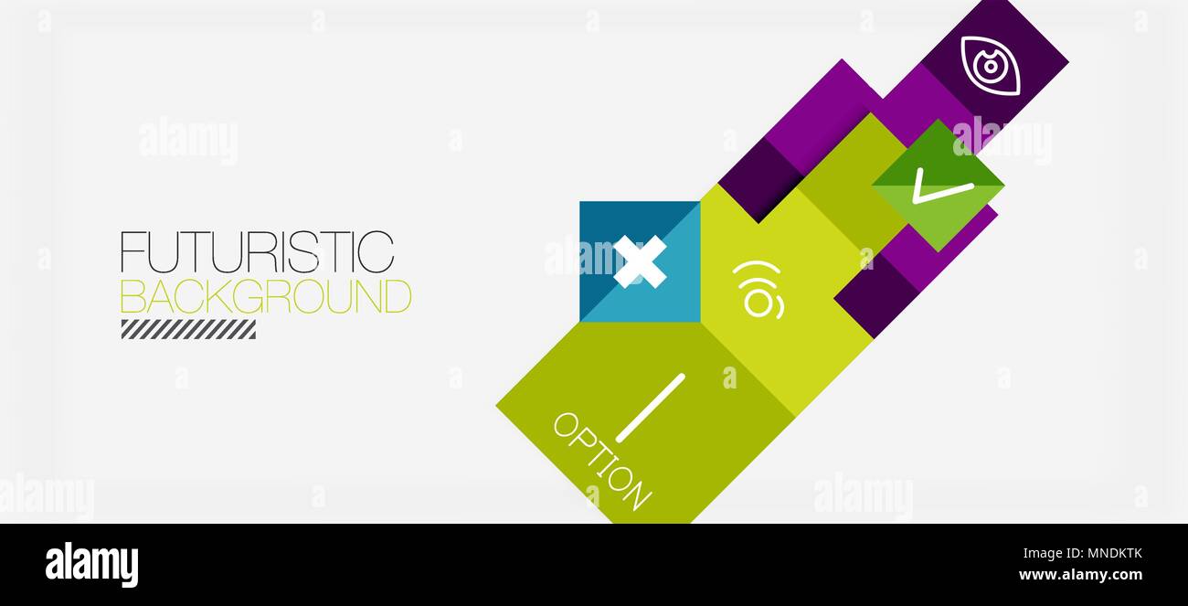 Square shapes banner design, geometric abstract background. Square ...