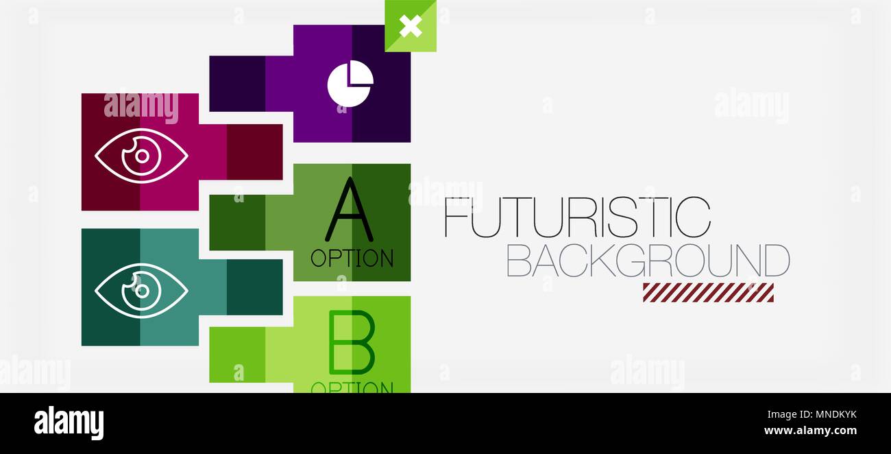 Square shapes banner design, geometric abstract background. Square ...