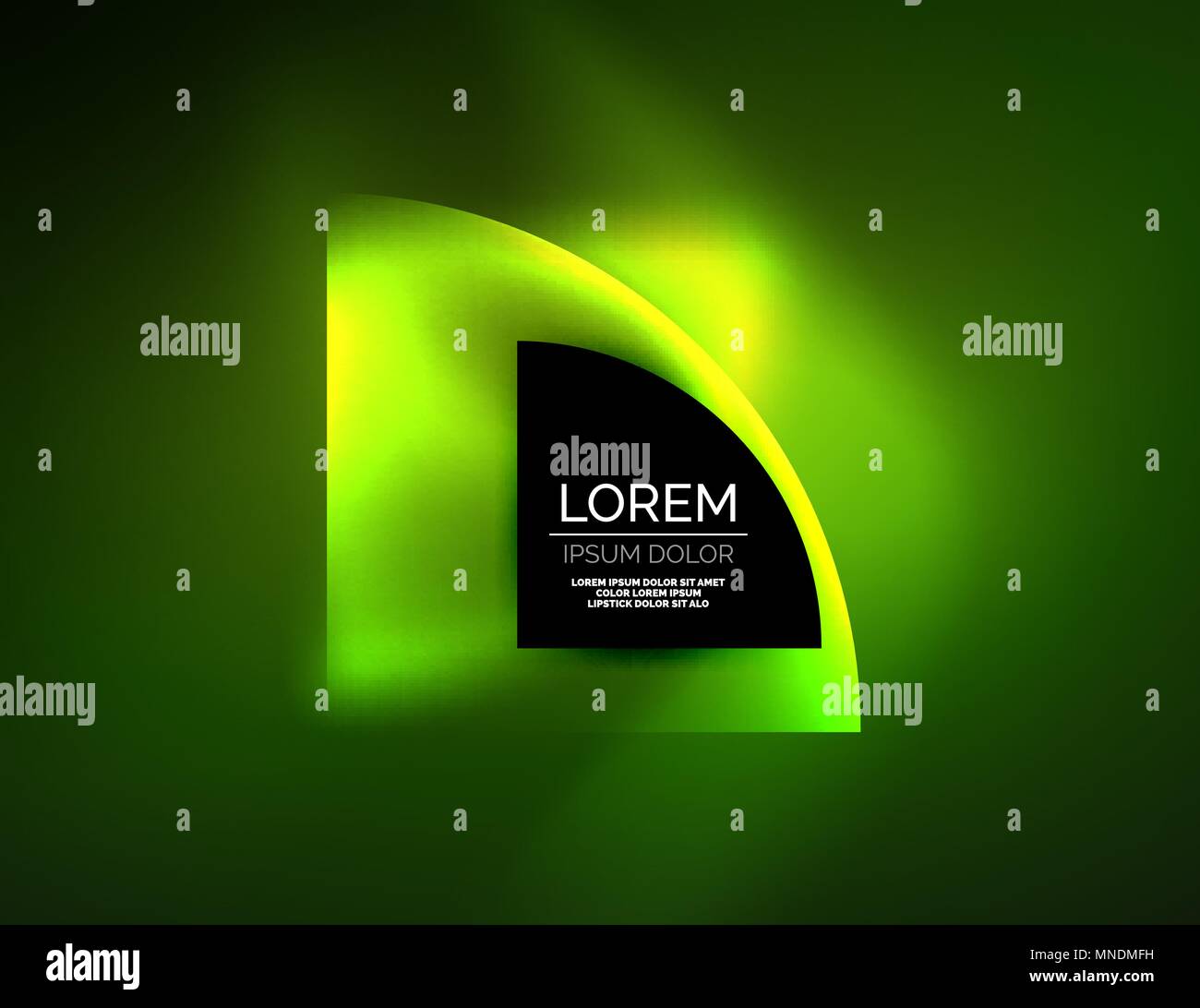 Abstract vector round banner. Abstract vector round banner, glowing ...