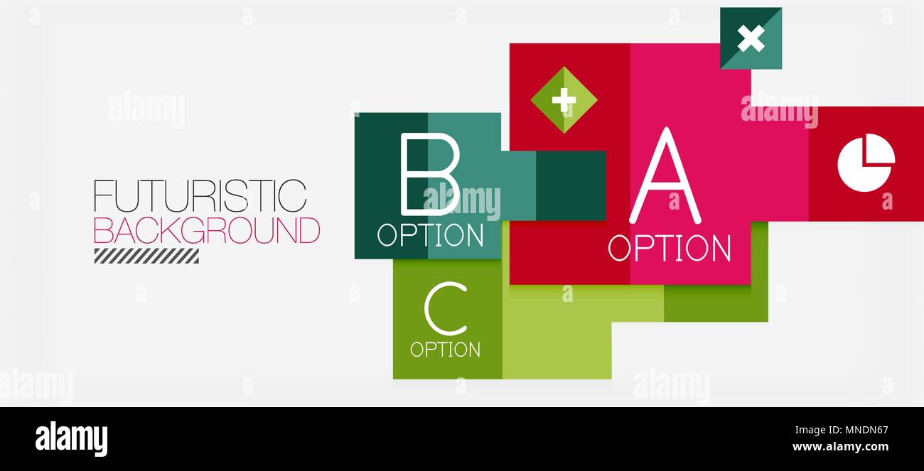 Square shapes banner design, geometric abstract background. Square ...