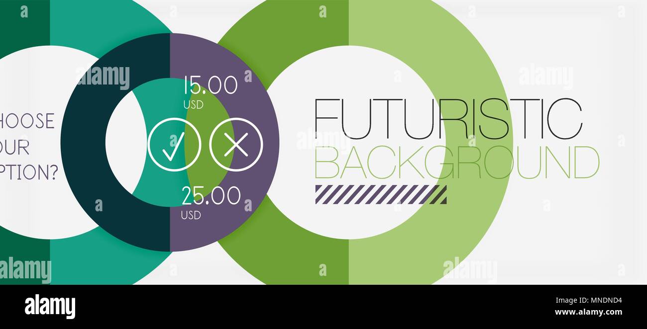 Colorful geometric circle modern abstract background. Colorful ...