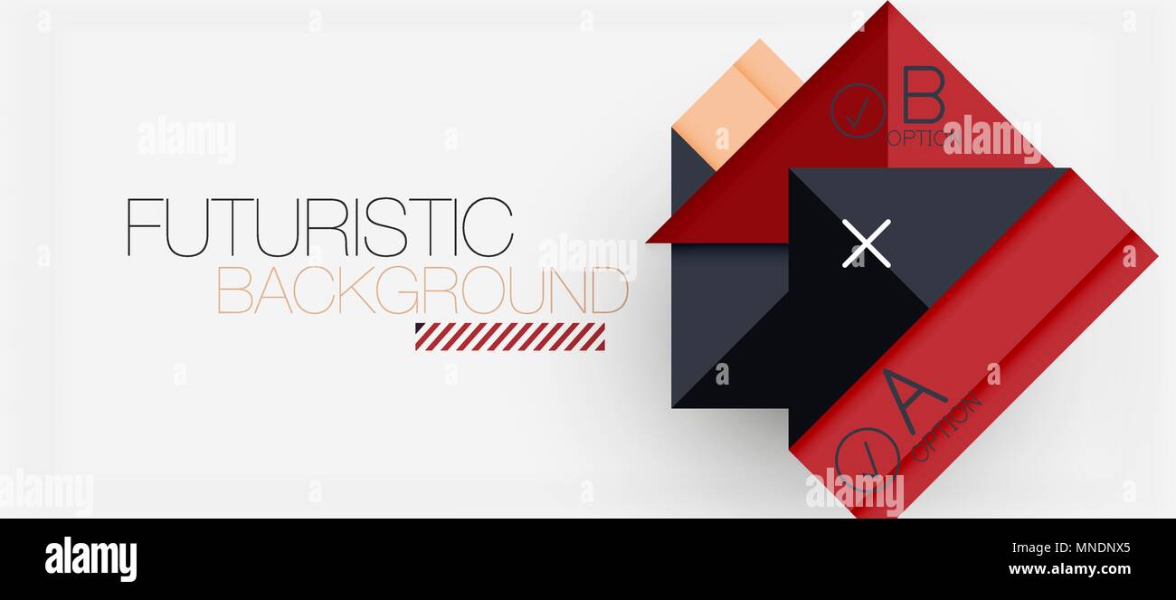 Square shapes banner design, geometric abstract background. Square ...
