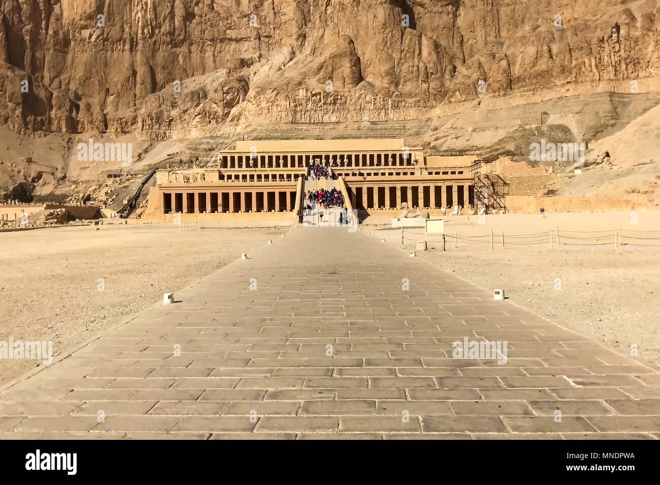 Giza Museum Complex, Egypt - 27 August 2017: Buildings and columns of ...