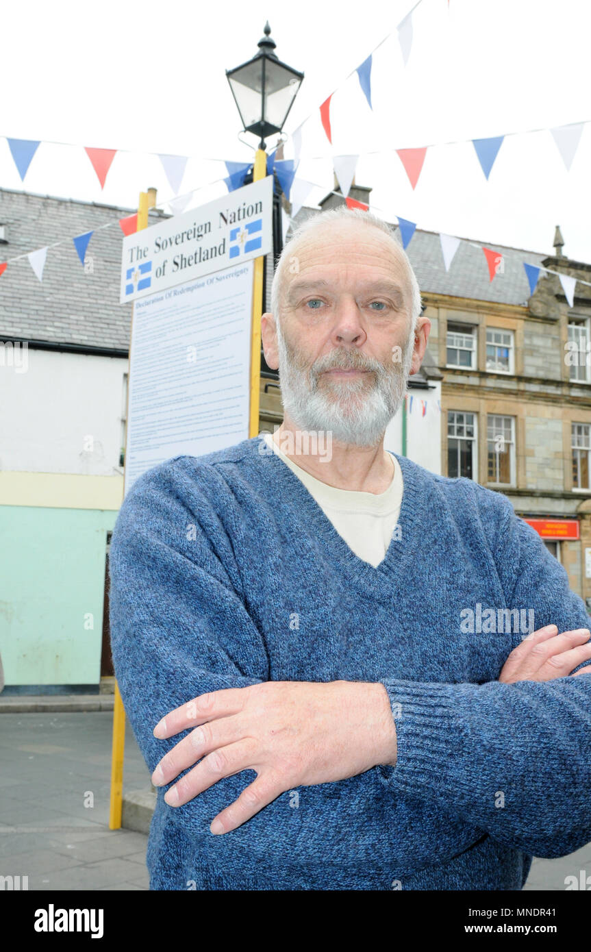 Stuart Hill also known as Captain Calamity who declares Shetland to be ...