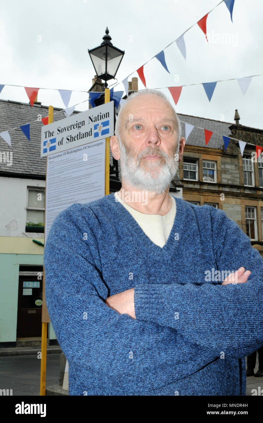 Stuart Hill also known as Captain Calamity who declares Shetland to be ...
