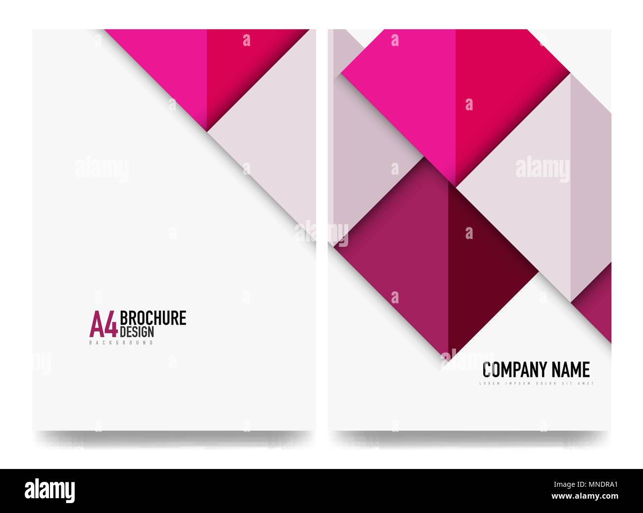 Magazine grid leaflet a4 Cut Out Stock Images & Pictures - Alamy