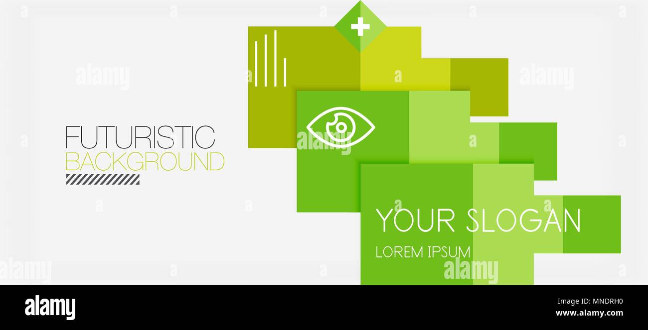 Square shapes banner design, geometric abstract background. Square ...