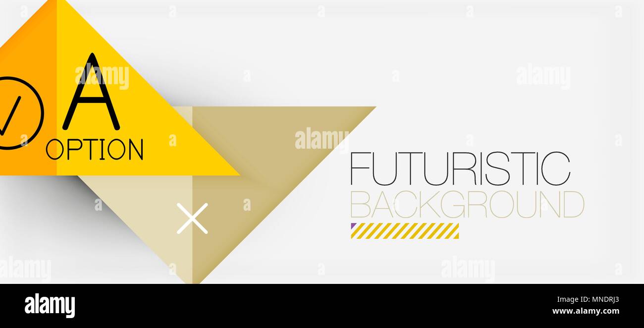 Minimalistic triangle modern banner design, geometric abstract background. Minimalistic triangle ...